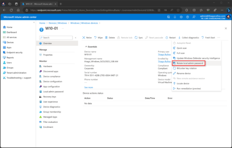 Gerenciando Windows LAPS com Intune e Entra ID