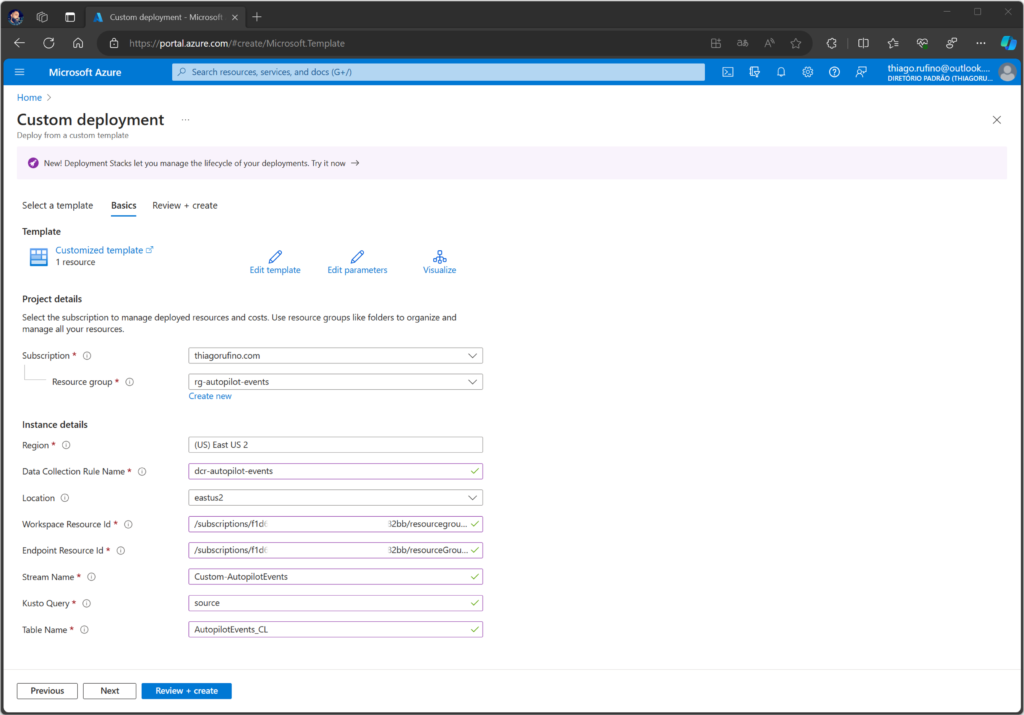 Monitorando os eventos de implantação do Windows Autopilot